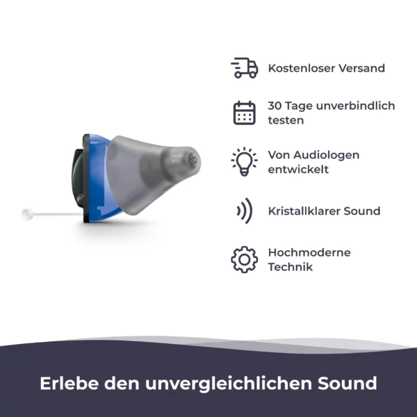 Echo One » Premiumklasse Hörgerät 🥇 30 Tage Probehören